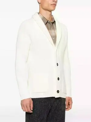 Tagliatore Shawl-collar Ribbed Cardigan