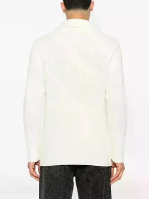 Tagliatore Shawl-collar Ribbed Cardigan