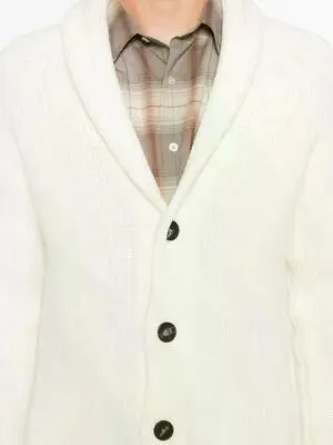 Tagliatore Shawl-collar Ribbed Cardigan