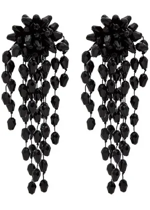 ISABEL MARANT Hanabi Beaded Clip-On Drop Earrings