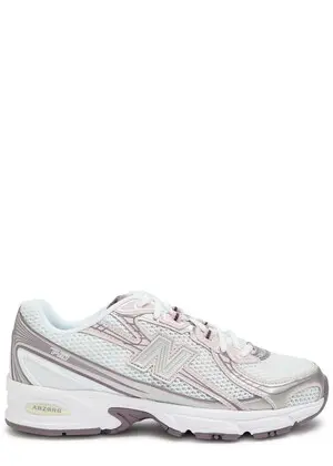 NEW BALANCE 740 Panelled Sneakers - Pink And White