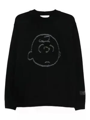 Iceberg X Peanuts Virgin Wool Jumper - Black