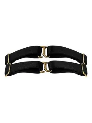 BORDELLE Nara Ring Double-strap Collar - Black