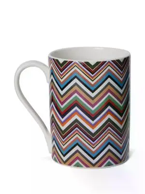 Missoni Holiday Chevron-pattern Mug - White