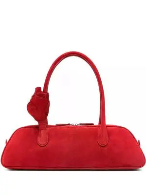 Magda Butrym Brigitte Trapeze Suede Tote - Red