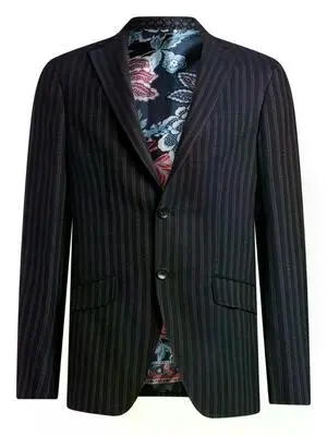 Etro Striped Wool-blend Suit