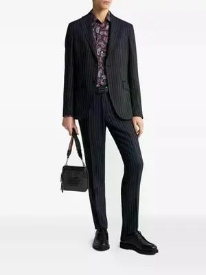 Etro Striped Wool-blend Suit