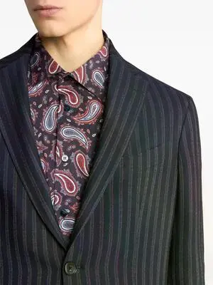 Etro Striped Wool-blend Suit