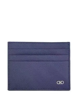 FERRAGAMO Gancini Card-slots Cardholder - Blue