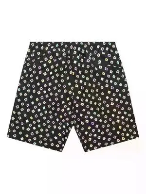 Needles Patterned Swim Shorts - Black
