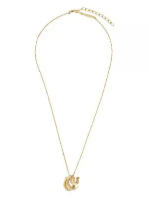 FERRAGAMO Triple-gancini Pendant Necklace - Gold