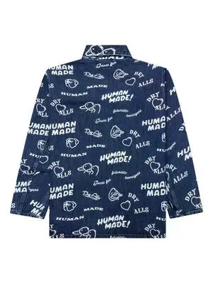 HUMAN MADE All-over Print Denim Jacket