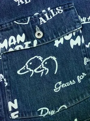 HUMAN MADE All-over Print Denim Jacket