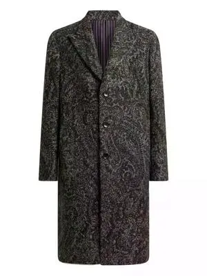 Etro Jacquard Single-breasted Coat