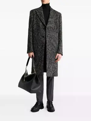Etro Jacquard Single-breasted Coat