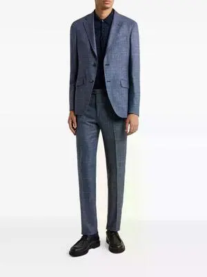 Etro Checked Wool Suit
