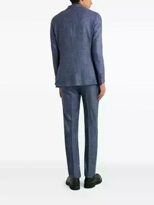 Etro Checked Wool Suit