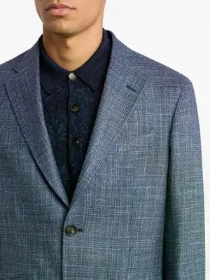 Etro Checked Wool Suit
