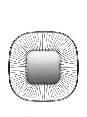 ALESSI Square Wire Basket - Grey