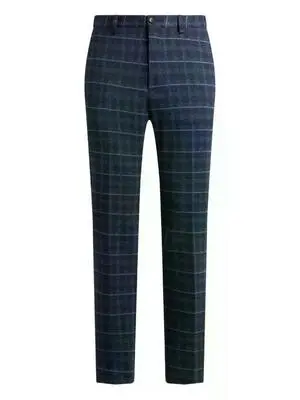 Etro Check Regular Trousers
