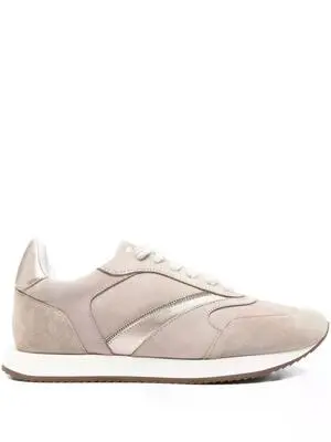 Peserico Metallic-panel Low-top Sneakers