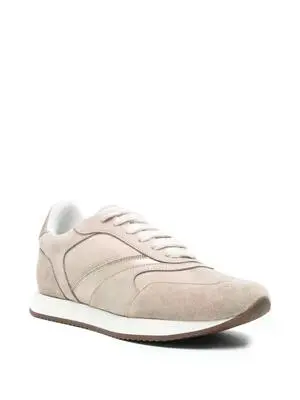 Peserico Metallic-panel Low-top Sneakers