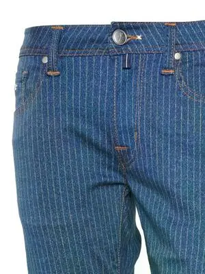 TRAMAROSSA Pinstripe Cotton Trousers