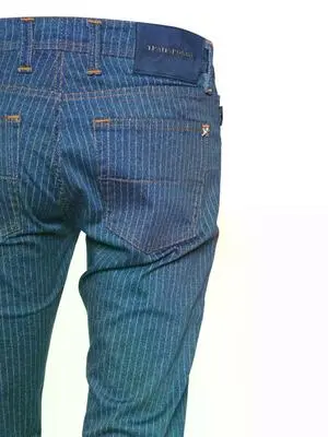 TRAMAROSSA Pinstripe Cotton Trousers