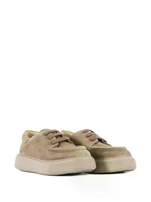 REFERENC Tahoe Suede Moc-toe Trainers - Neutrals