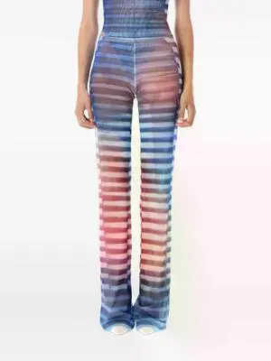 JEAN PAUL GAULTIER Air Stripe Mesh Trousers
