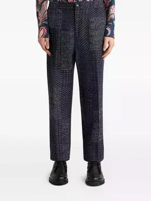 Etro Tailored Patchwork Trousers