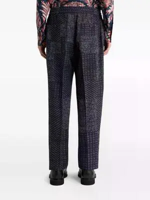 Etro Tailored Patchwork Trousers