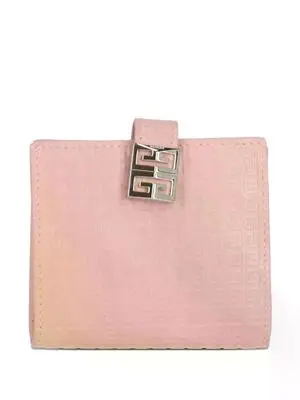 Givenchy Embossed-logo Leather Wallet - Pink