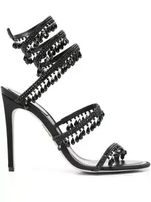Rene Caovilla 110mm Beaded-embellished Stiletto Sandals