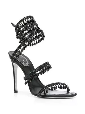 Rene Caovilla 110mm Beaded-embellished Stiletto Sandals