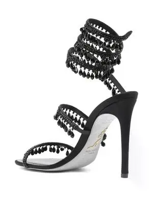 Rene Caovilla 110mm Beaded-embellished Stiletto Sandals