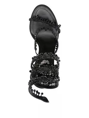 Rene Caovilla 110mm Beaded-embellished Stiletto Sandals