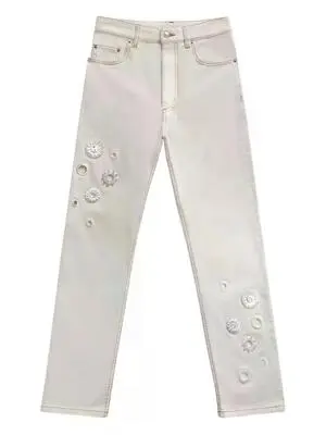 AREA Cut Out-detail Jeans