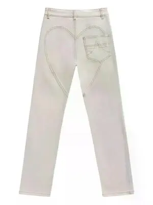 AREA Cut Out-detail Jeans