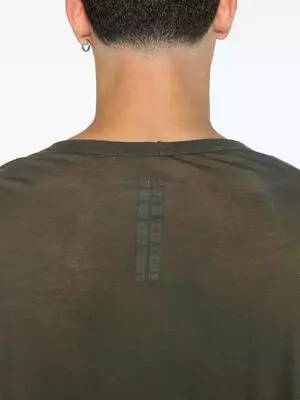 Rick Owens Raw-cut Organic Cotton T-shirt - Green