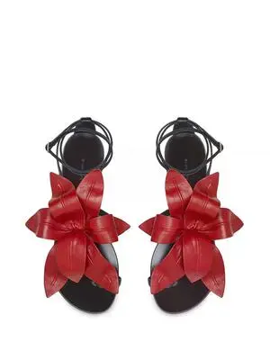 GIUSEPPE ZANOTTI Floral Appliqué Sandals