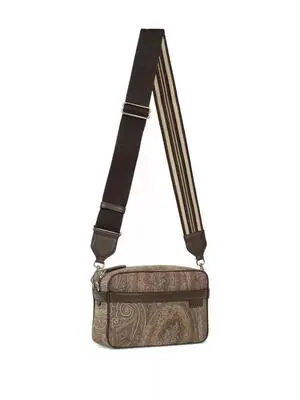 Etro Paisley Jacquard Crossbody Bag - Brown