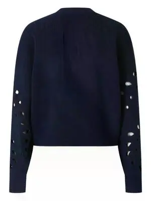 Ulla Johnson Cut-out Ribbed Knit Jumper