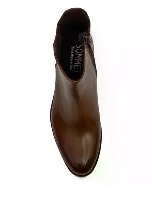 SOMMET Zip-fastening Boots - Brown