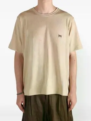 ZIGGY CHEN Speckled Cotton T-shirt