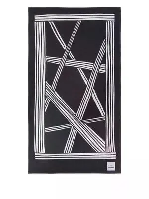 Missoni Striped Geometric Bath Towel - Black