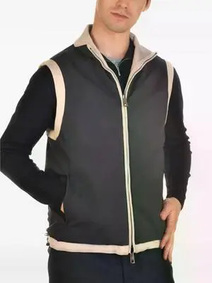 Kiton Reversible Cashmere Gilet