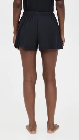 Eberjey Relaxed Jersey Shorts - Black