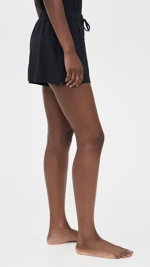 Eberjey Relaxed Jersey Shorts - Black