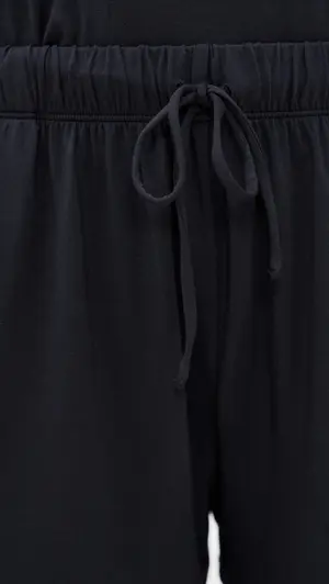 Eberjey Relaxed Jersey Shorts - Black